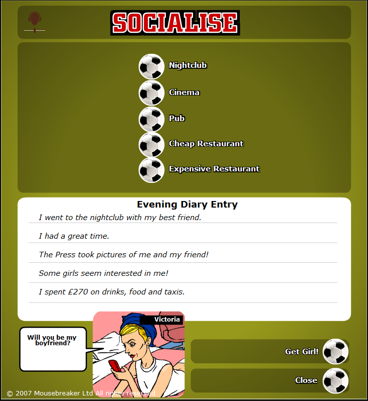 Screenshot of Jumpers for Goalposts (Browser, 2007) - MobyGames
