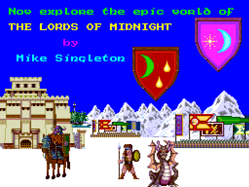 Screenshot of The Lords of Midnight (ZX Spectrum Next, 1984) - MobyGames