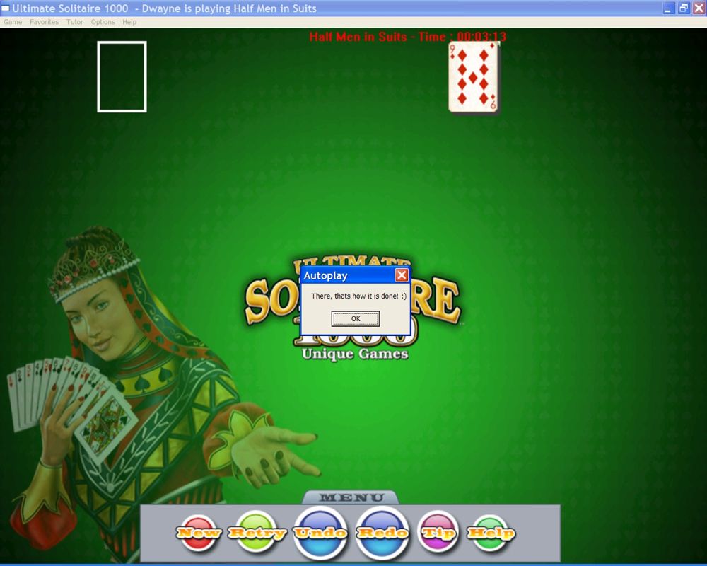 Screenshot of Ultimate Solitaire 1000 (Windows, 2006) - MobyGames