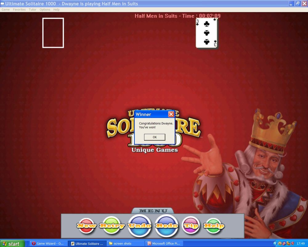 Screenshot of Ultimate Solitaire 1000 (Windows, 2006) - MobyGames