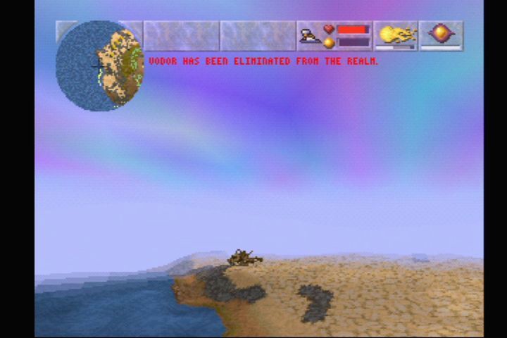 Screenshot of Magic Carpet Plus (PlayStation, 1995) - MobyGames