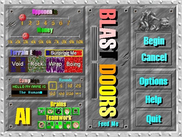 Screenshot of Blast Doors (Windows, 1996) - MobyGames