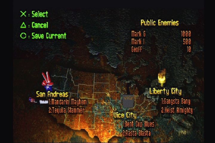 Screenshot of Grand Theft Auto (PlayStation, 1997) - MobyGames