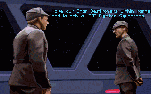 Screenshot of Star Wars: X-Wing (DOS, 1993) - MobyGames