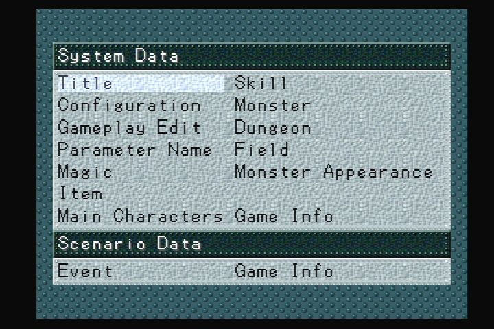 Screenshot of RPG Maker (PlayStation, 1997) - MobyGames