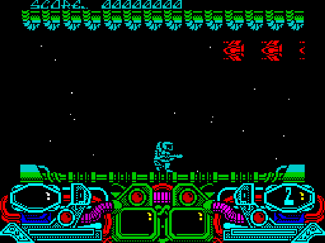 Screenshot of Dark Fusion (ZX Spectrum, 1988) - MobyGames