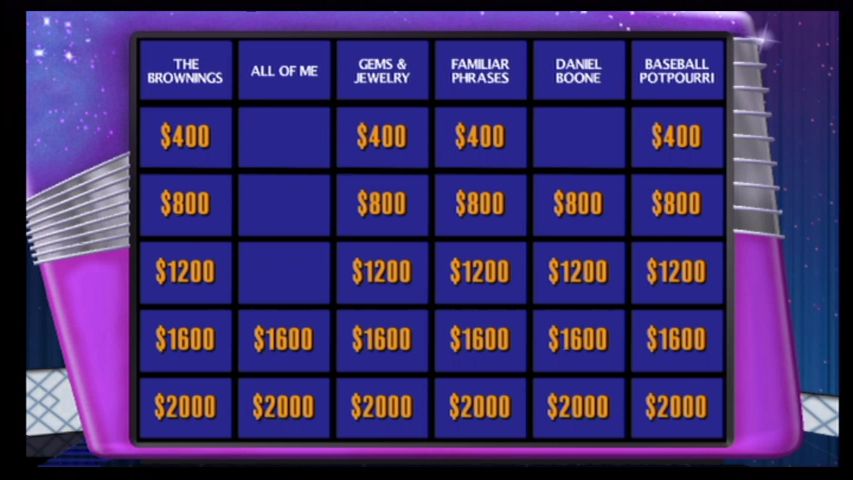 Screenshot of Jeopardy! (Wii, 2010) - MobyGames
