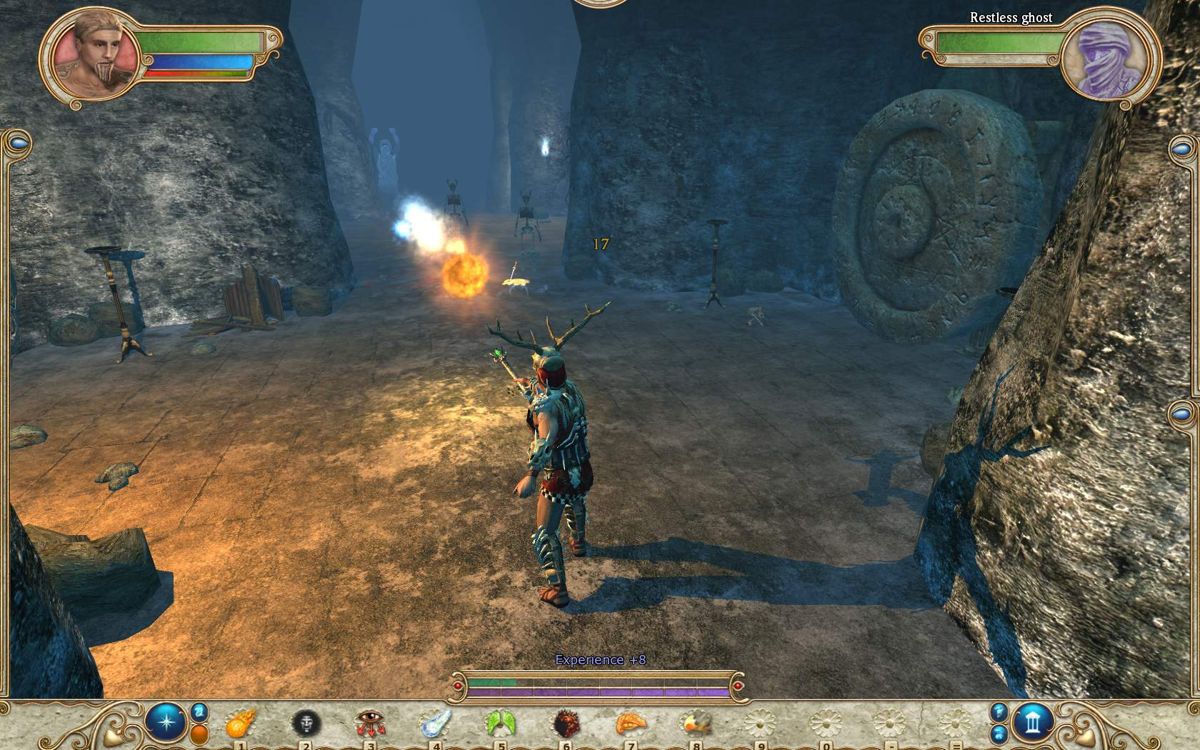 Screenshot of Numen: Contest of Heroes (Windows, 2009) - MobyGames