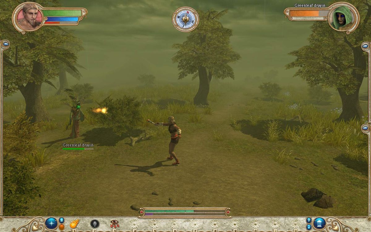 Screenshot of Numen: Contest of Heroes (Windows, 2009) - MobyGames
