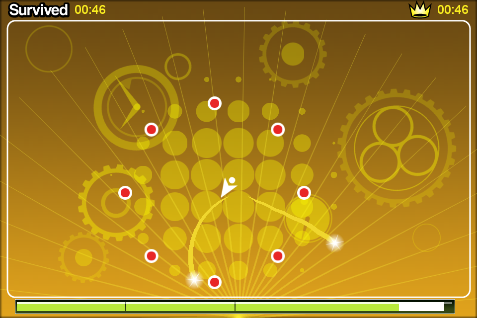 Screenshot of Tilt to Live (iPhone, 2010) - MobyGames