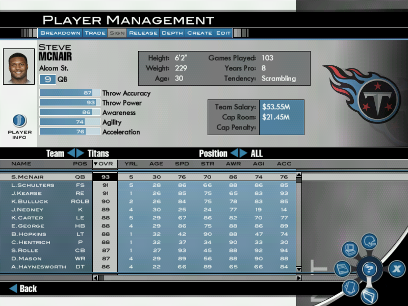 Screenshot of Madden NFL 2004 (Windows, 2003) - MobyGames