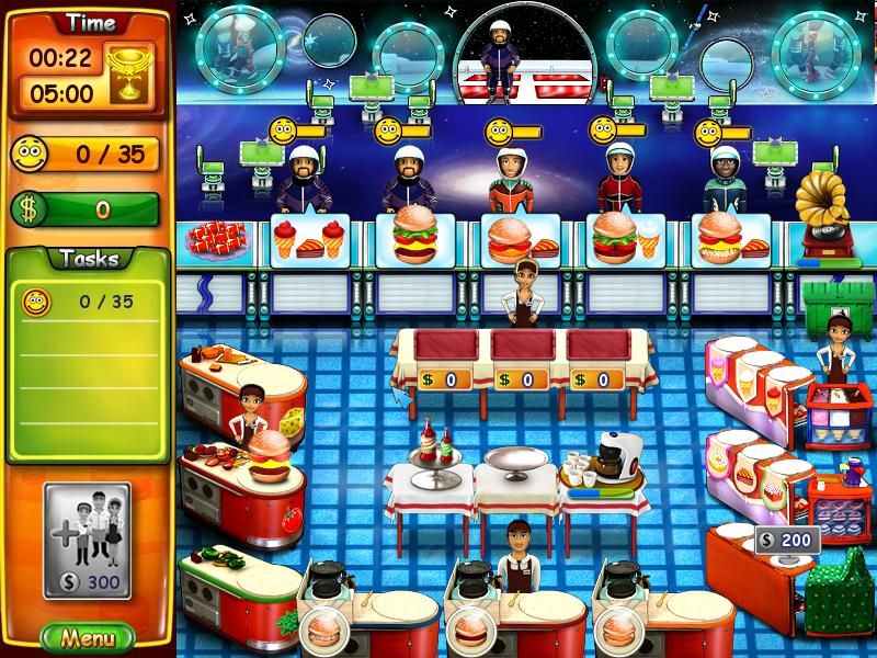 Screenshot of Burger Bustle (Windows, 2010) - MobyGames