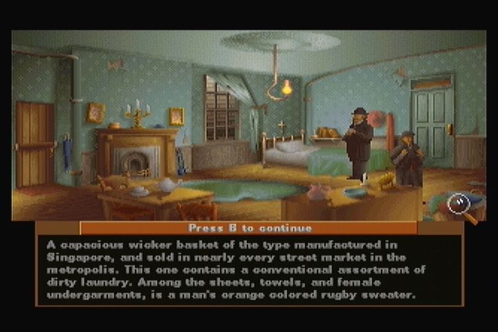 Screenshot of The Lost Files of Sherlock Holmes (3DO, 1992) - MobyGames