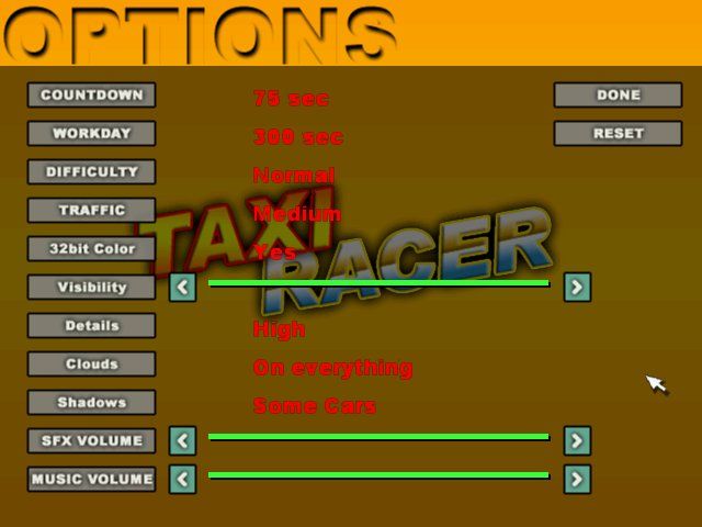 Screenshot of Taxi Racer (Windows, 2001) - MobyGames
