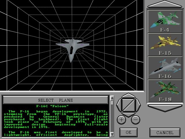 Screenshot of Fighter Wing (DOS, 1995) - MobyGames