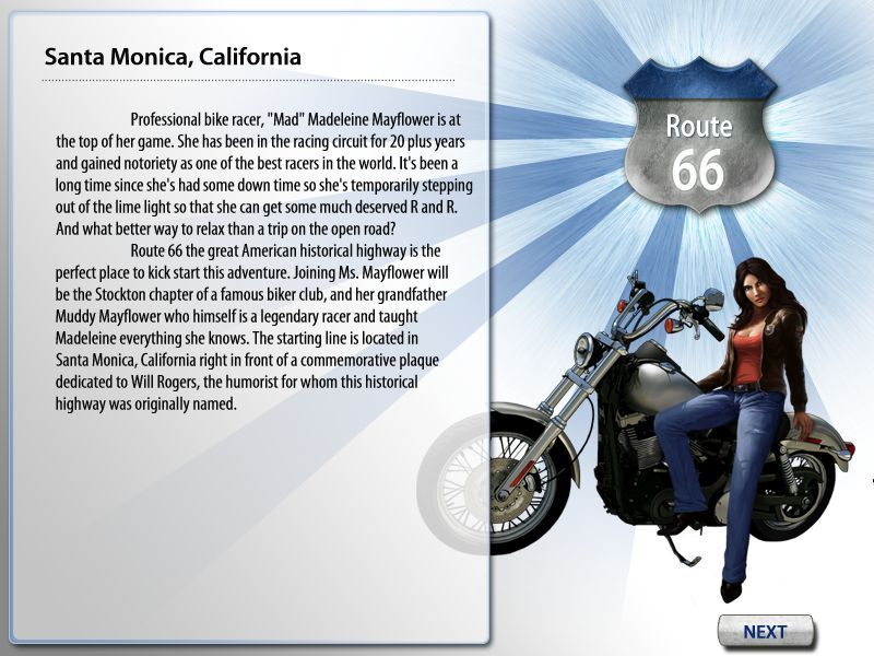 Screenshot of Route 66 (Macintosh, 2009) - MobyGames