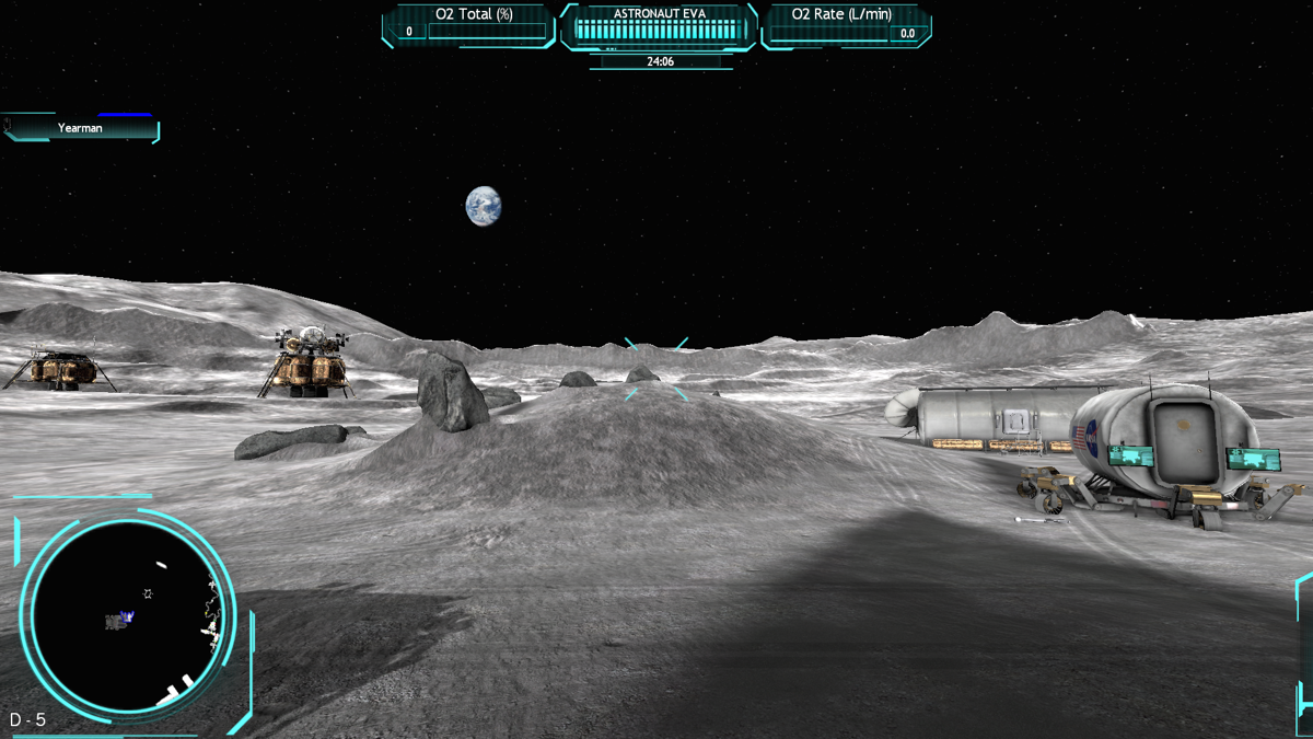 Screenshot of Moonbase Alpha (Windows, 2010) - MobyGames