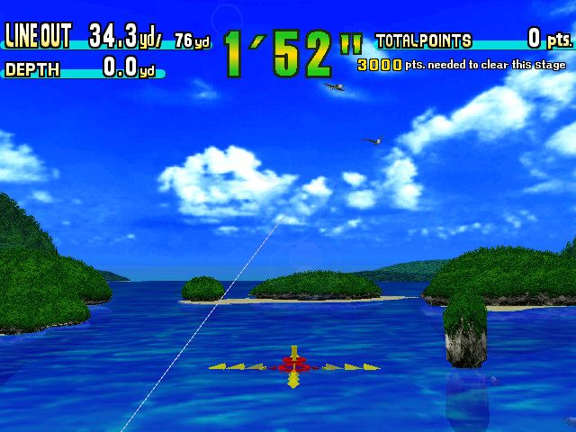 Screenshot of SEGA Marine Fishing (Dreamcast, 2000) - MobyGames
