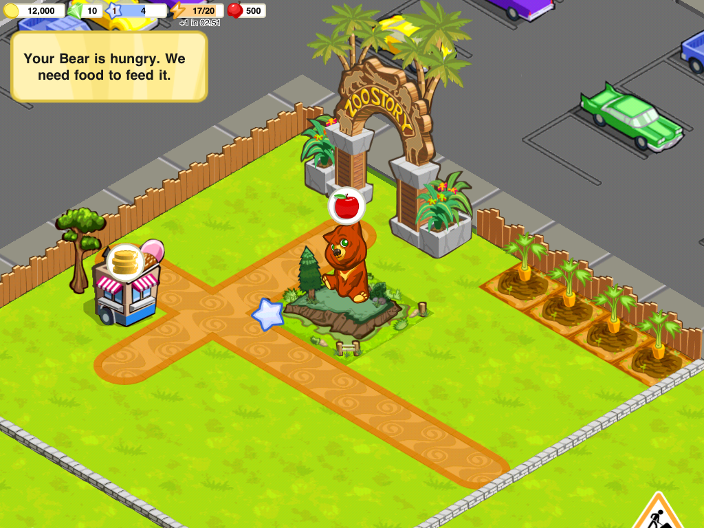 Screenshot of Zoo Story (iPad, 2011) - MobyGames