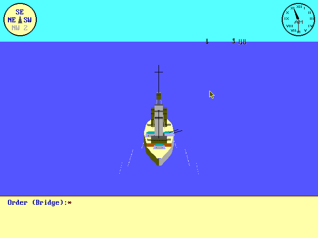 Screenshot of Dreadnoughts (DOS, 1992) - MobyGames