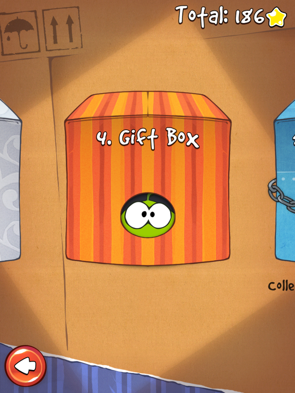 Screenshot of Cut the Rope (iPad, 2010) - MobyGames