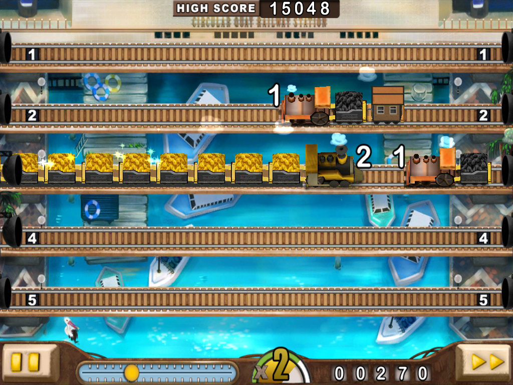 Screenshot of Train Conductor (iPad, 2009) - MobyGames