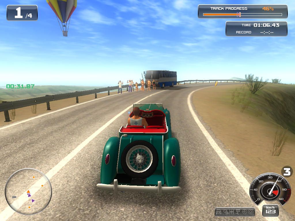 Screenshot of Classic Car Racing (Windows, 2007) - MobyGames