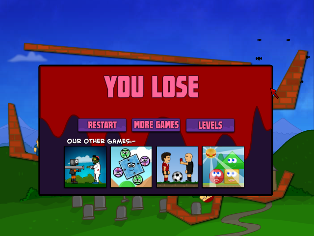 Screenshot of Vampire Physics (Browser, 2011) - MobyGames