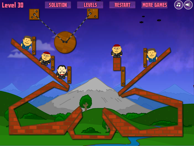 Screenshot of Vampire Physics (Browser, 2011) - MobyGames
