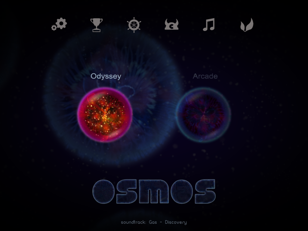 Screenshot of Osmos (iPad, 2009) - MobyGames