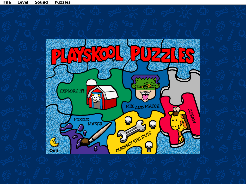 Screenshot of Playskool Puzzles (Windows 16-bit, 1996) - MobyGames