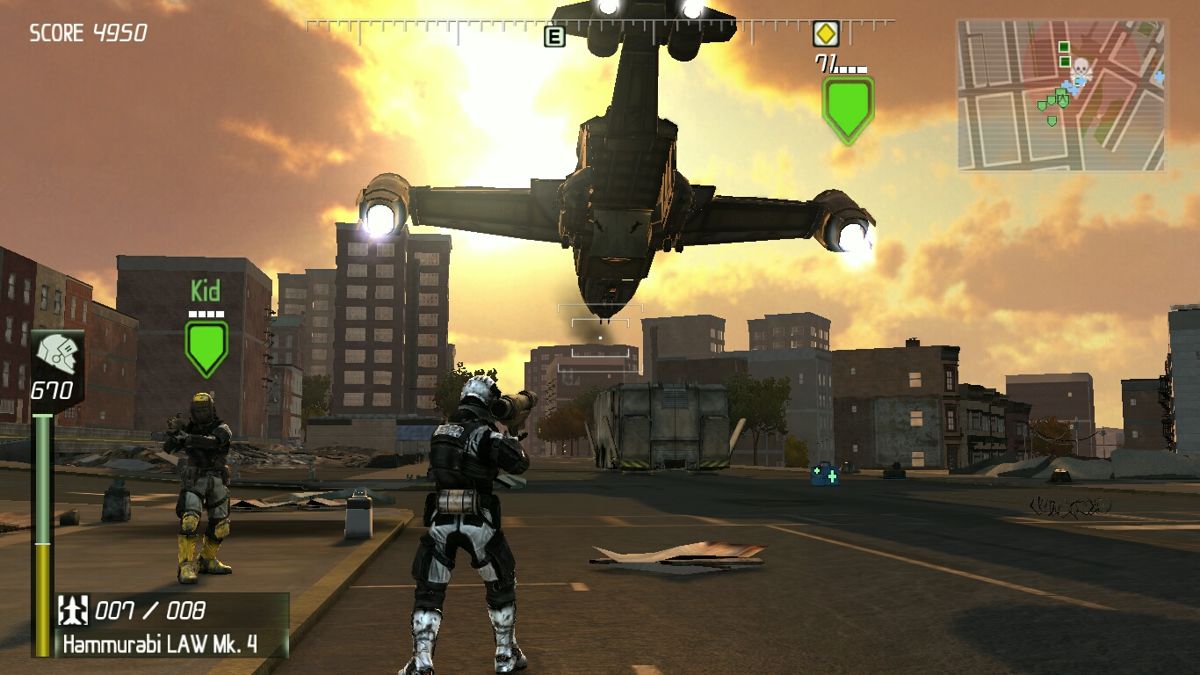 Screenshot of Earth Defense Force: Insect Armageddon (Windows, 2011 ...
