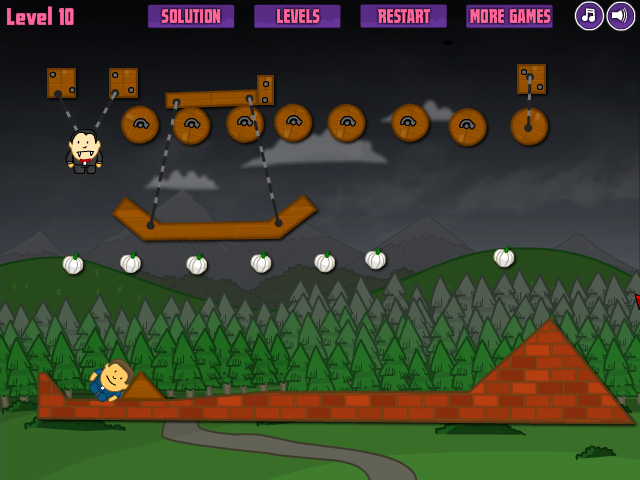 Screenshot of Vampire Physics (Browser, 2011) - MobyGames