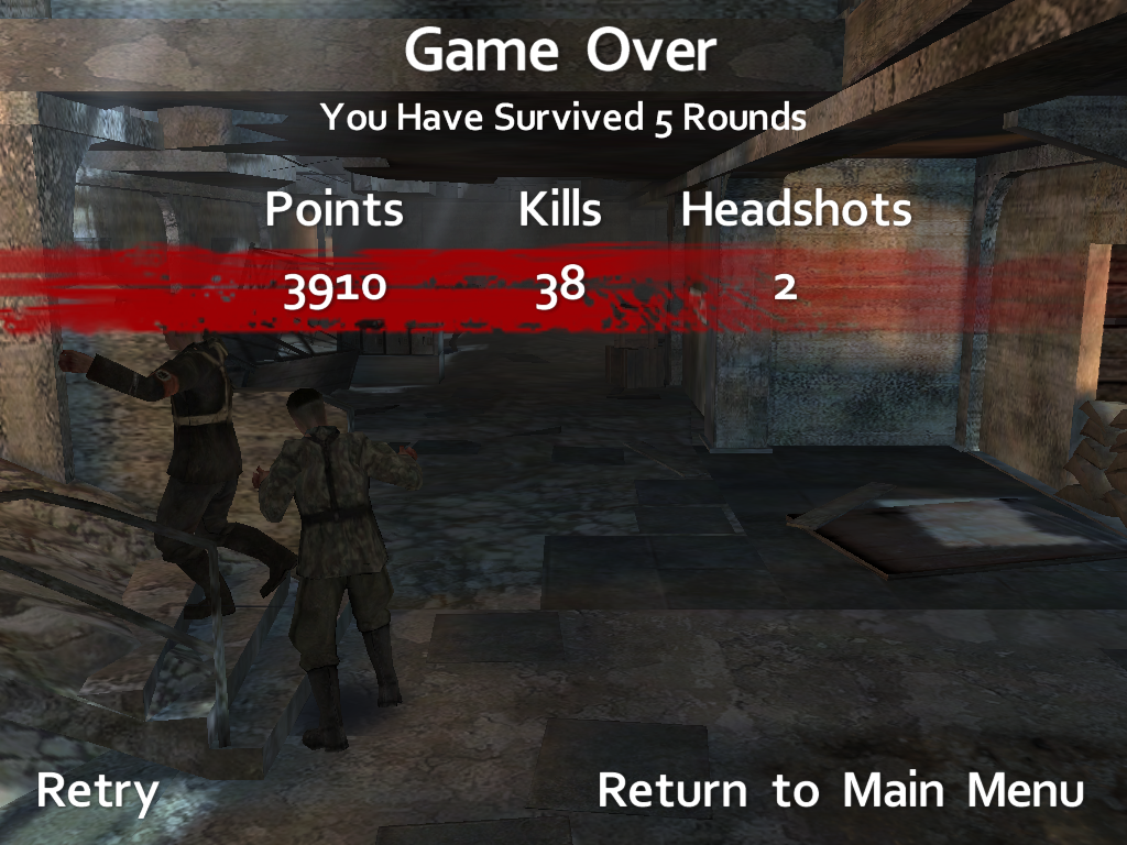 Screenshot of Call of Duty: World at War - Zombies (iPad, 2009) - MobyGames