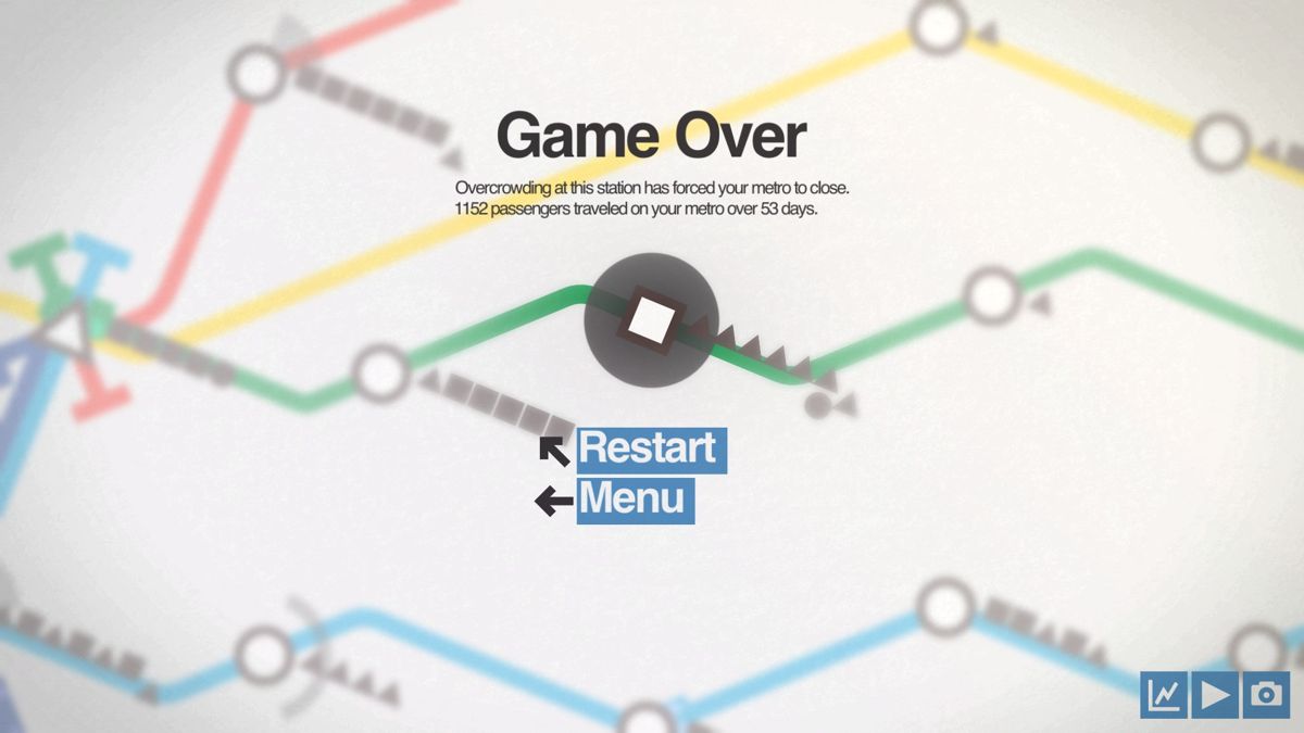 Screenshot of Mini Metro (Windows, 2014) - MobyGames