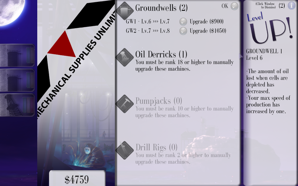 Screenshot of The Oil Blue (Windows, 2010) - MobyGames