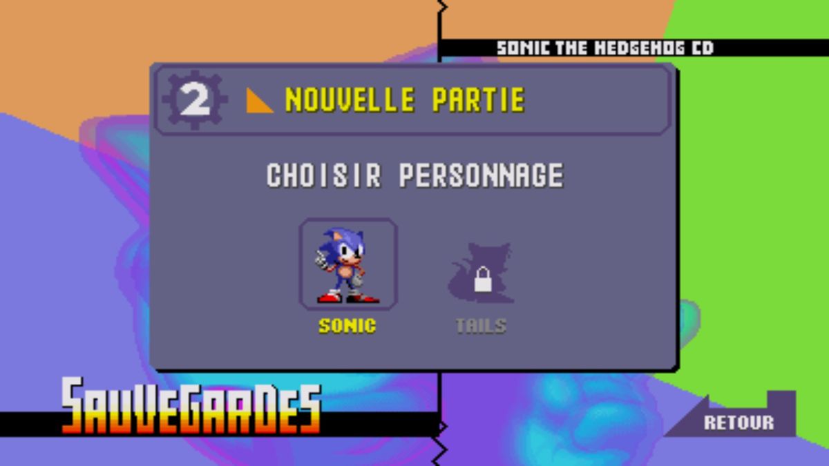 Screenshot of Sonic CD (Windows, 2011) - MobyGames