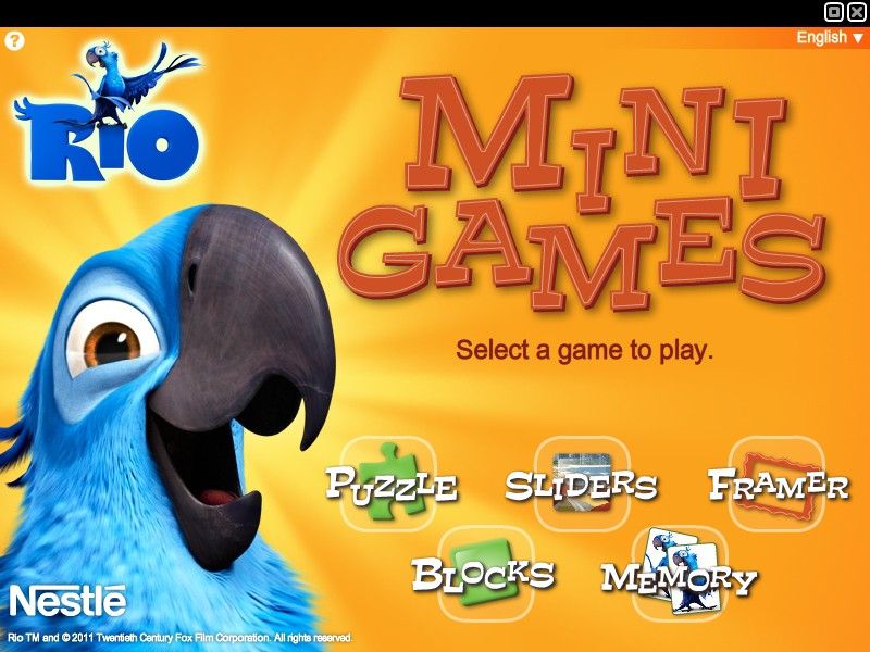 Screenshot of Rio: Mini Games (Windows, 2011) - MobyGames