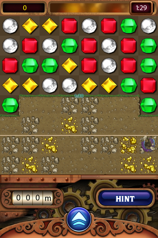 Screenshot of Bejeweled: Classic (iPhone, 2011) - MobyGames