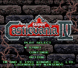 Screenshot of Super Castlevania IV (SNES, 1991) - MobyGames