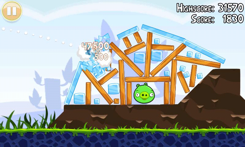 Screenshot of Angry Birds (Android, 2009) - MobyGames