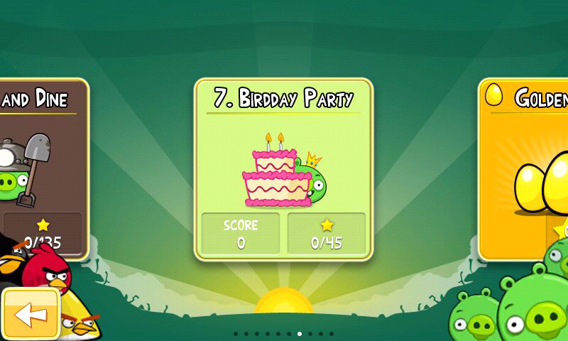 Screenshot of Angry Birds (Android, 2009) - MobyGames