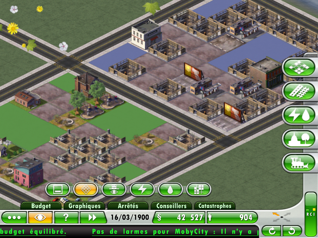 Screenshot of SimCity Deluxe (iPad, 2010) - MobyGames