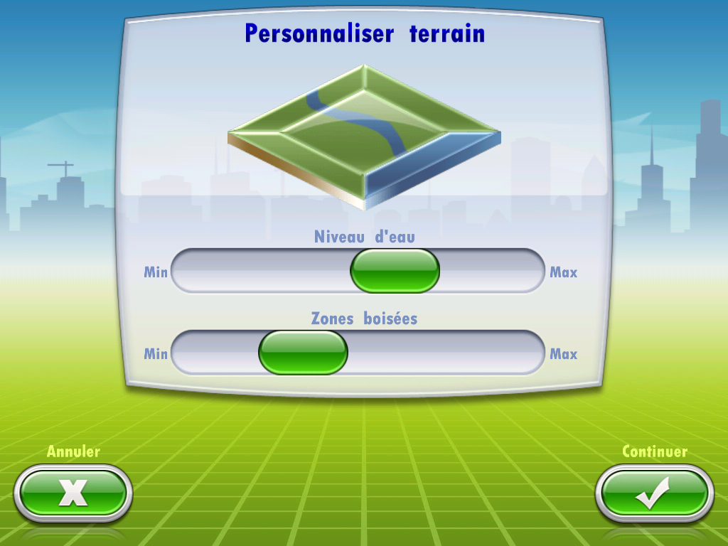 Screenshot of SimCity Deluxe (iPad, 2010) - MobyGames