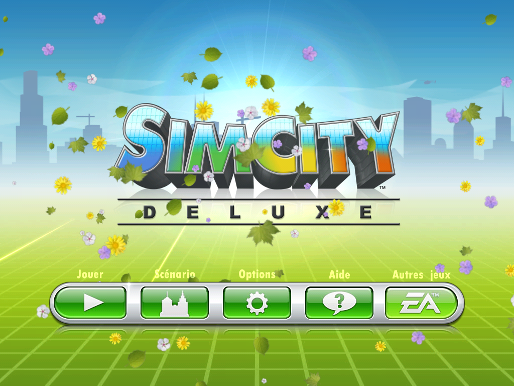 Screenshot of SimCity Deluxe (iPad, 2010) - MobyGames