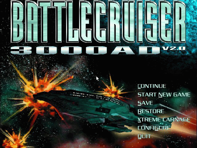 Screenshot of Battlecruiser 3000AD (DOS, 1996) - MobyGames