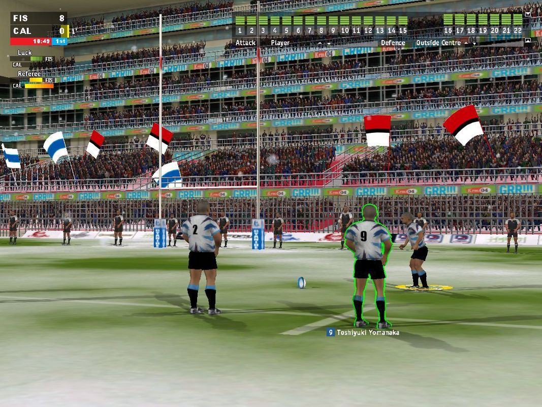 Screenshot of Pro Rugby Manager 2 (Windows, 2005) - MobyGames