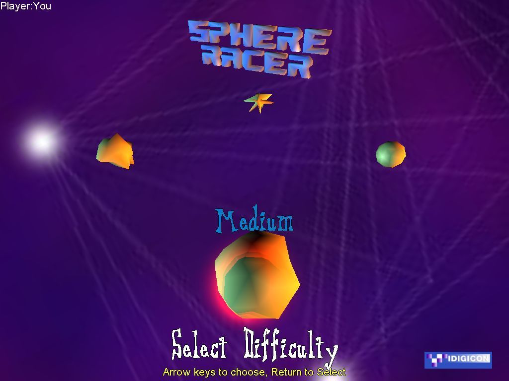 Screenshot of Sphere Racer (Windows, 2004) - MobyGames