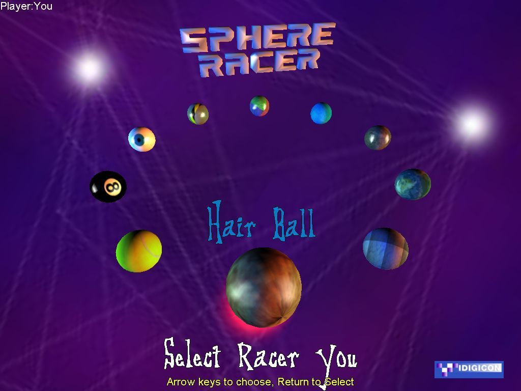 Screenshot of Sphere Racer (Windows, 2004) - MobyGames