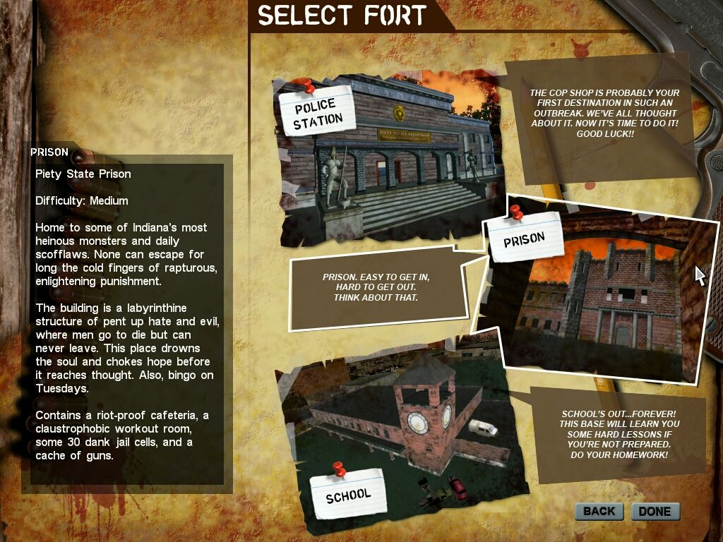 Screenshot of Fort Zombie (Windows, 2009) - MobyGames